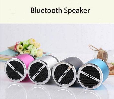 Wireless Mini Bluetooth Speaker With USB Charger , Portable bluetooth round speaker