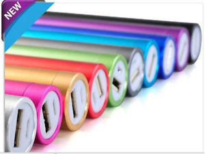tube cylinder Mobile Power Bank 2600mah Lithium – ion rechargeable