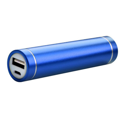 tube cylinder Mobile Power Bank 2600mah Lithium – ion rechargeable