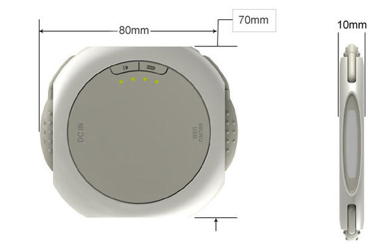8000mah round mobile battery charger Lithium – ion Aluminium for Nokia