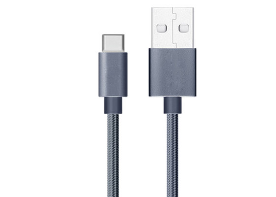 Nylon Braided USB Type C Cable 3.3 Feet  Aluminum Housing Custom Color
