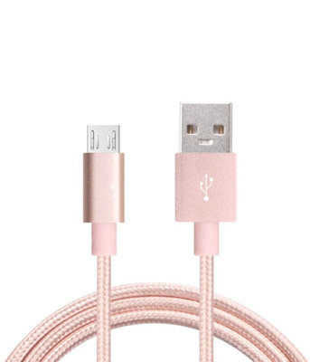 Nylon Braided Micro USB To USB Cable Quick Charge High Speed Data Sync