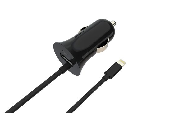 MFI Dual Rapid USB  Car Charger , 5V 2.1A USB Cable Mobile Phone Chargers