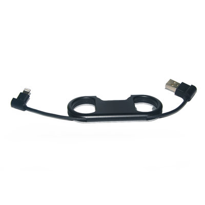 20 Cm MFI Lightning Cable To USB For IPhone TPE Aluminum ABS Material