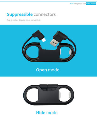 0.66Ft Multi Function MFI Lightning Cable With Original C48 Connector