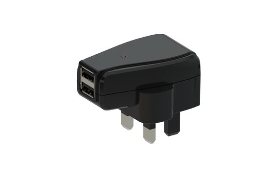 5V Double Port USB Power Adapter For IPhone Samsung LG EU/ UK Plug