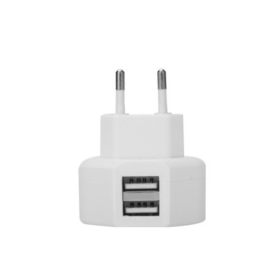 Micro Dual USB Port Wall Charger , Smart Phone USB Port Wall Charger