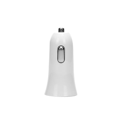 Single USB Port Smartphone Car Charger Rohs ABS PC Material 12-24 Volt Input