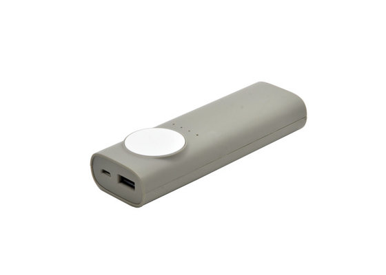 5000mAh Wireless Apple Watch Portable Charger , Micro USB Port Apple Battery Bank