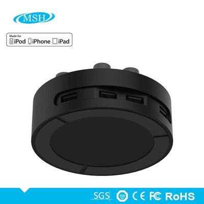 Functional Home Multi Port USB Charger Rohs PC ABS Silicone Material