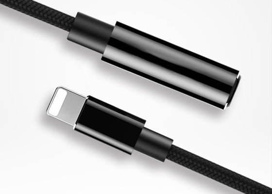 Nylon Braided Right Angle MFI Lightning Cable USB Data Cable 90 Degree