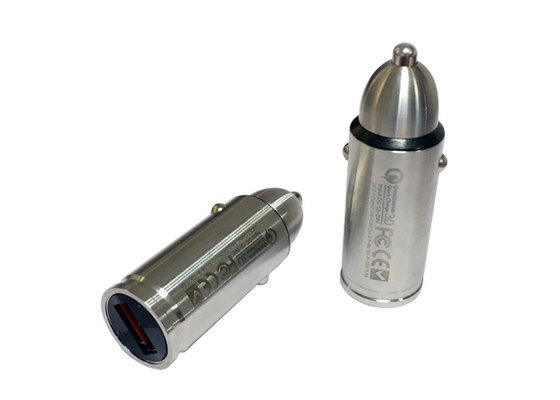 DC12V - 24V Pistol Bullet Shaped USB Car Charger Single Port