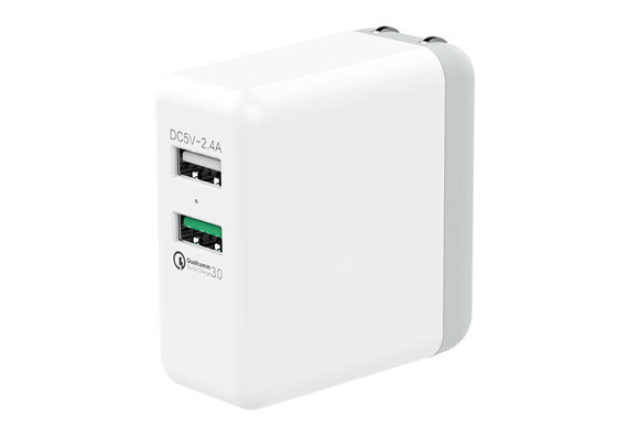 2 USB Foldable US Plug Fast Charging Desk Charger for Most smartphones , Convenient use