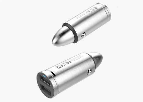 iPad / iPod / Samsung 2 Port Usb Car Charger , Mini Car Mobile Charger