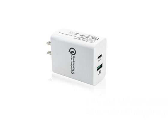 33W Dual USB Wall Charger Quick Charge 3.0 + Type C Port for iPhone 8/8 Plus / X