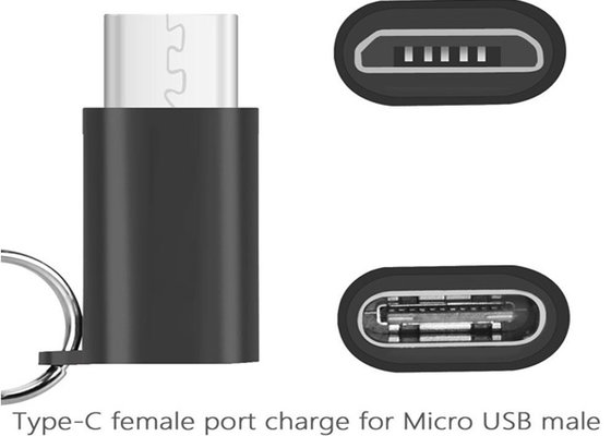 Charge & Sync Type C Female to Micro USB Male Adapter for Samsung Galaxy S7/S7 Edge , LG G4
