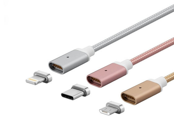 3.3 Feet Super Magnetic Phone Charging Cable Type - C Micro Usb Lightning 3 In 1