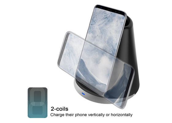 2 Coils Wireless Charging Products , Qi Samsung Galaxy S8 Wireless Charging Station