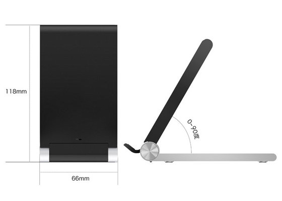 Adjustable Fast Charge Wireless Charging Products Qi Charging Stand For Qi Enabled Smartphones