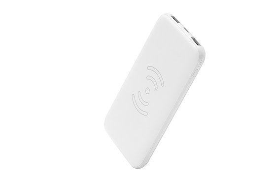 2018 New Wireless Charger Polymer 8000 mAh Power Bank with 2 usb output