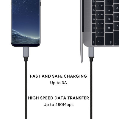 Type USB C-C Cable Jean Cloth/ Nylon/ Braided with aluminum housing   for Nexus 6P 5X, Google Pixel 2/2 XL, etc