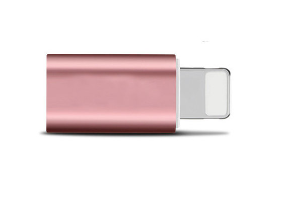 IPhone IPad IPod Lightning To Micro USB Adapter , 8 Pin Iphone Lightning Adapter