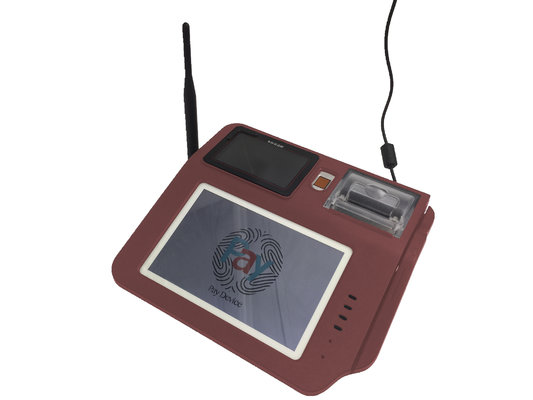 2D Position rapide de service de scanner de code barres QR, lecteur de cartes sans fil de TFT LCD de la couleur 7inch