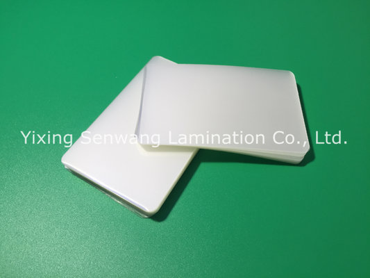 Beutel-klar Laminierungs-Film 54x86mm Größen-75mic lamellierender für Karten-Laminat
