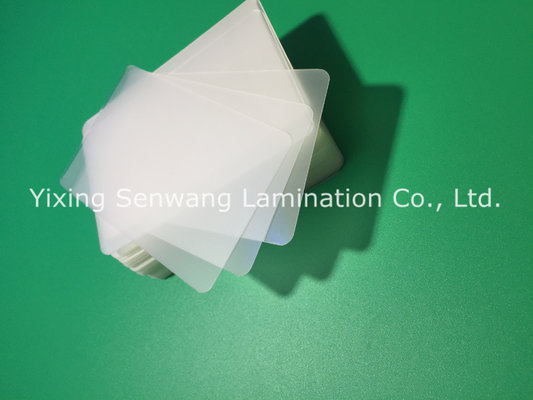 125mic rimuovono il film 2-1/8» sacchetti di laminazione della laminazione di x 3-3/8» per la carta di credito