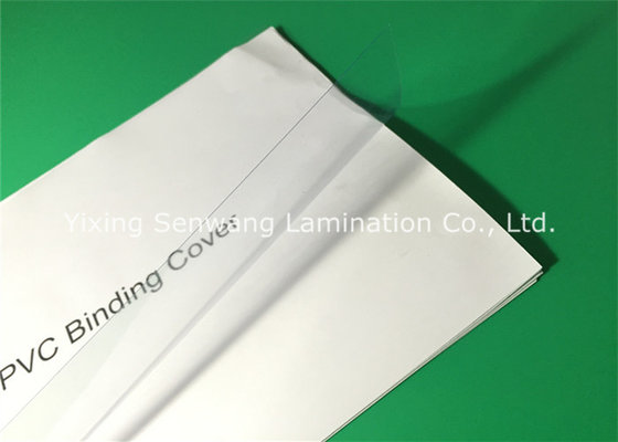 Transparente Schwergängigkeit bedeckt 0.14mm, steifes Buch-Berichts-Abdeckung PVC-Blatt