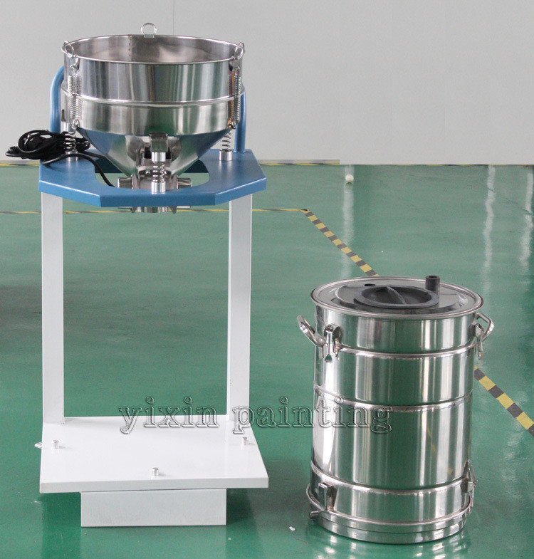 Poudre de type continu tamisant la machine, tamis industriel de poudre d'acier inoxydable