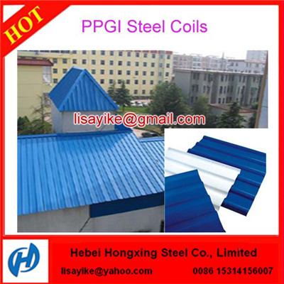 Film protective ppgi steel coil / prepainted galvanized steel coil