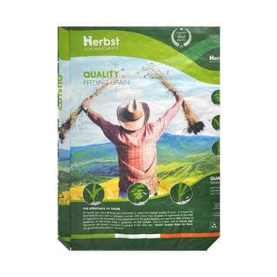 Durable 25kg Square Block Bottom Valve Bag / PP Woven Sack for Grass Seed