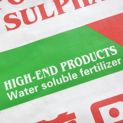 20kg PP Woven Sacks Bag for Neutral Fertilizer , WPP Agricultural Packing Bags