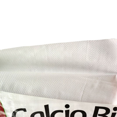 25kg Block Bottom PP Woven Bags For Fertilizer / Grass Seed / Animal Feed Packing