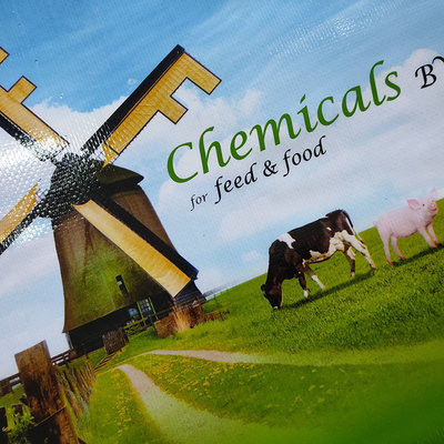 25kg Square Bottom BOPP Laminated PP Woven Bags For Agriculture Feed & Food