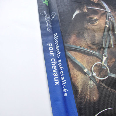 15kg Easy Open BOPP Laminated Bags , Animal Feed Bags With Matt Lamination