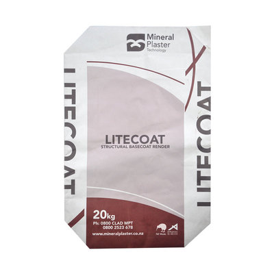 Industrial Pasted Valve Multiwall Paper Bags 20kg Anti - Slip Customized Logo