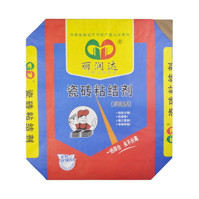 25kg Dry Mortar Multiwall Paper Bags with External Valve Eco friendly Waterproof