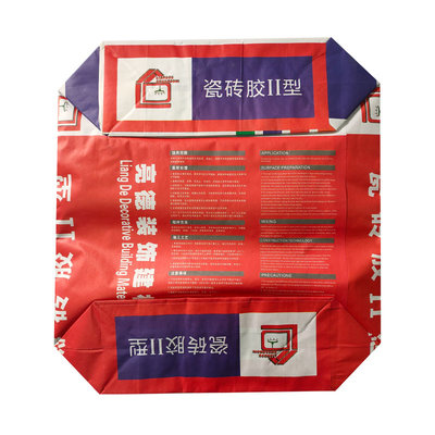 20kg Multiwall Paper Bags With Internal Valve , Construction Materials Packing Bags