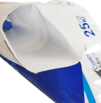 Waterproof  BOPP Packaging Bags , 25kg PP Valve Bag For Building Materials