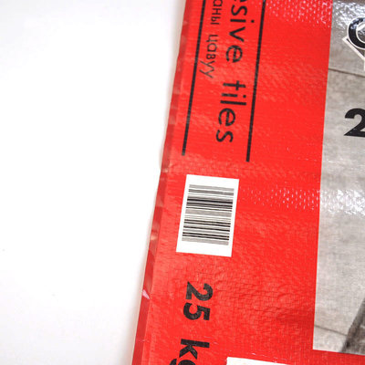 20kg External Valve PP Woven Packaging Bags Waterproof with Gravure Printing