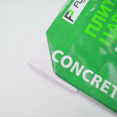 Square Bottom 100% Virgin PP Valve Bag 25kg , Woven Polypropylene Sacks