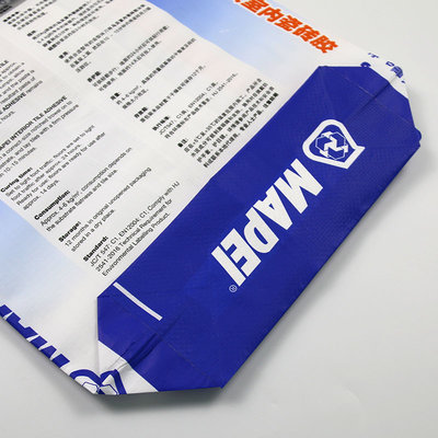 Recyclable PP Cement Bags , Polypropylene Woven Valve Bags for Adhesive Materials