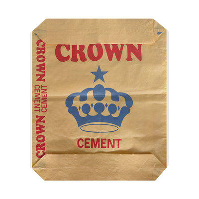 100% Virgin PP Cement Bags , Block Bottom Valve Bag 50kg Waterproof Recyclable