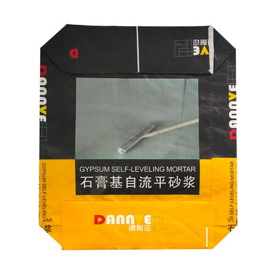 BOPP Laminated PP Cement Bags 20kg Eco Friendly , Valve Sealed Bags for Mortar