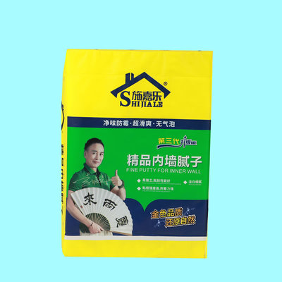 BOPP Laminated PP Woven Bags Light Weight , Cement Packing Bags Gravure Printing