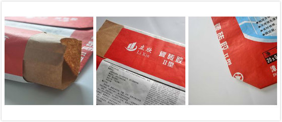 Recyclable Polypropylene PP Valve Bag For Ceramic Adhesive / Chemicals Packaging