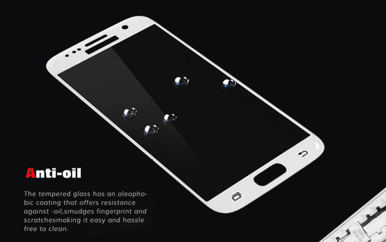 Shatterproof Round Edge Samsung Tempered Glass Screen Protector 9H Hardness