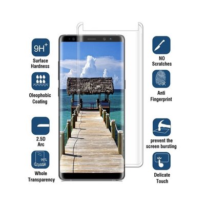 Anti Fingerprint / Glare Samsung Galaxy S8 Screen Protector 3D Round Angle